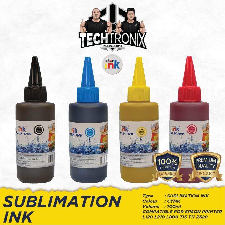 Sublimation Ink CMYK 100ml CYMK | Lazada PH