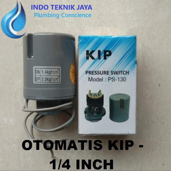 OTOMATIS POMPA AIR KIP - DRAT 1/4 INCH - PRESSURE SWITCH | Lazada Indonesia