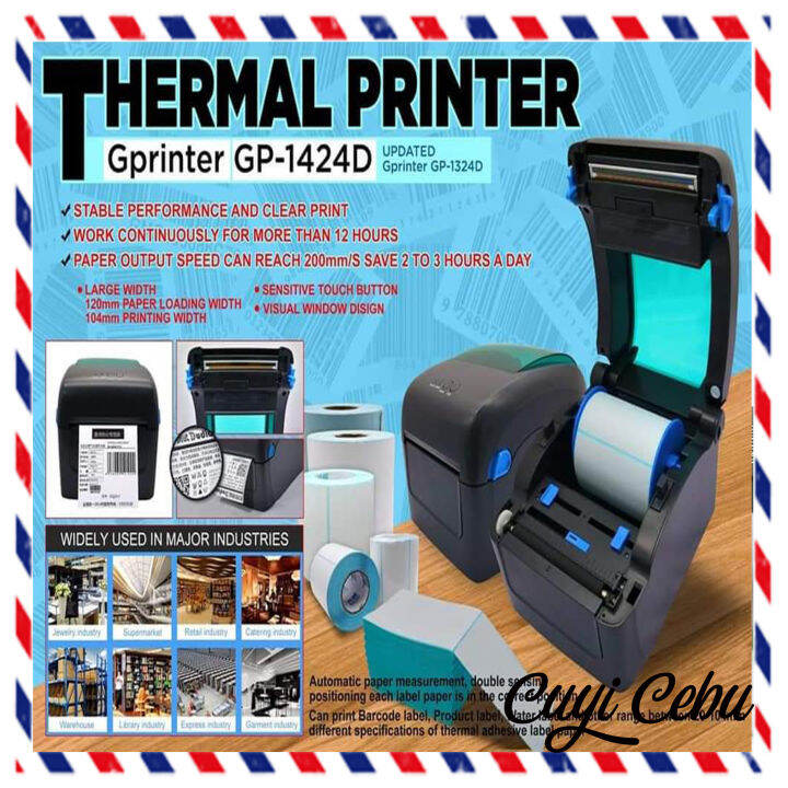 Gprinter Thermal Printer GP-1424D - CUYI CEBU | Lazada PH