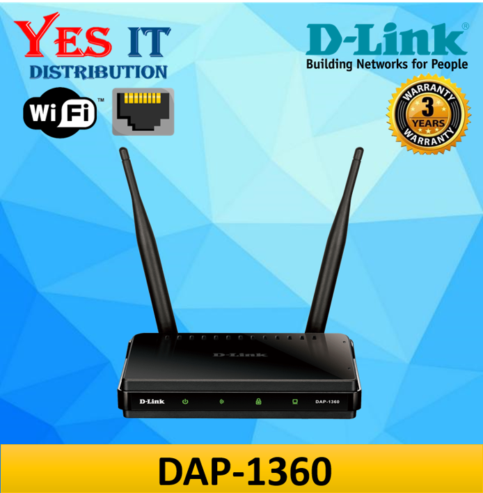 D-LINK DAP-1360 300Mbps Wireless Range Extender WiFi Repeater/Access Point | Lazada