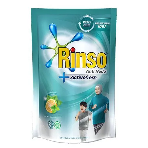 RINSO Anti Noda Active Fresh Liquid Deterjen Cair 700ml | Lazada Indonesia