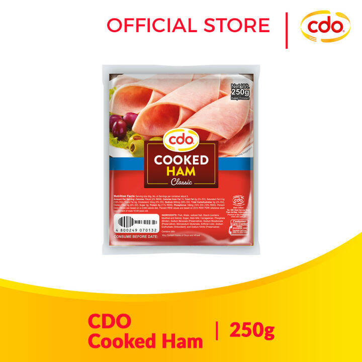 CDO Classic Cooked Ham 250g | Lazada PH