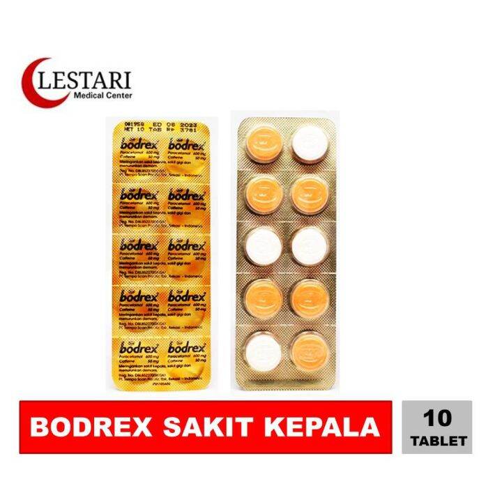 Bodrex Sakit Kepala 10 tablet [strip] | Lazada Indonesia