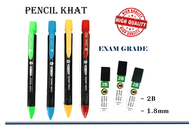 Pensil Khat JAWI exam grade / Mechanical Pencil / Calligraphy Khat ...