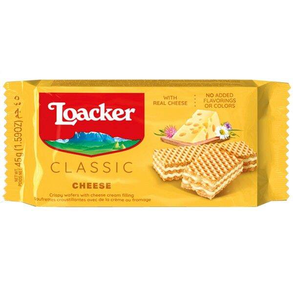 LOACKER Wafer Italy 45gram All Varian Rasa Milk Cremkakao Napolitaner ...