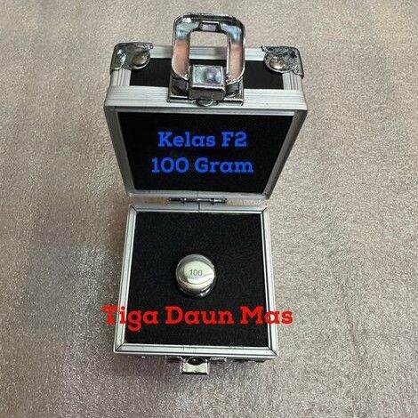 Anak Timbangan Stainless Sonic 100 Gram Kelas F2 Batu Timbangan 100 Gr | Lazada Indonesia