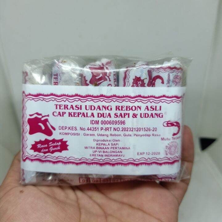 Terasi Cap Sapi Isi 10 Biji Kecil | Lazada Indonesia