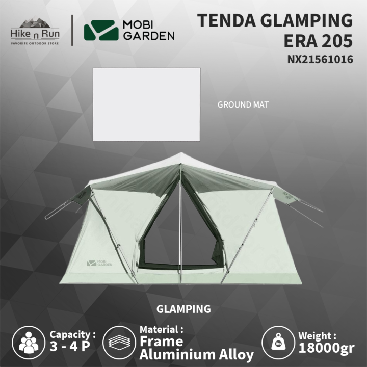 Tenda Camping Mobi Garden NX21561016 ERA 205 Glamping Tent | Lazada Indonesia