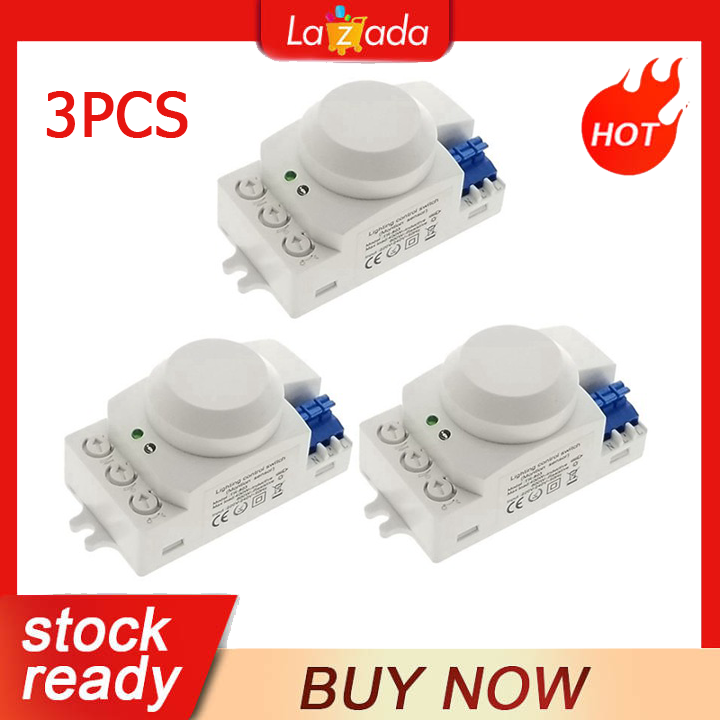【Ready Stock&COD】1PCS/2PCS/3PCS 5.8GHz HF System LED Microwave 360 ...
