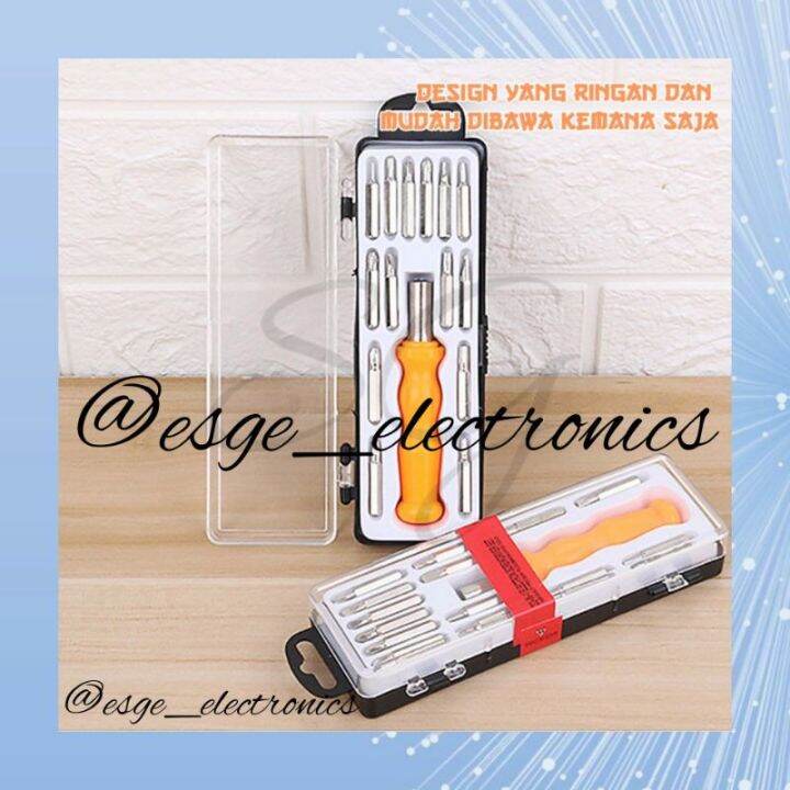 SET 15 OBENG OBENG SET 16 IN 1 ALAT OBENG PERKAKAS OBENG MINI TOOL ...