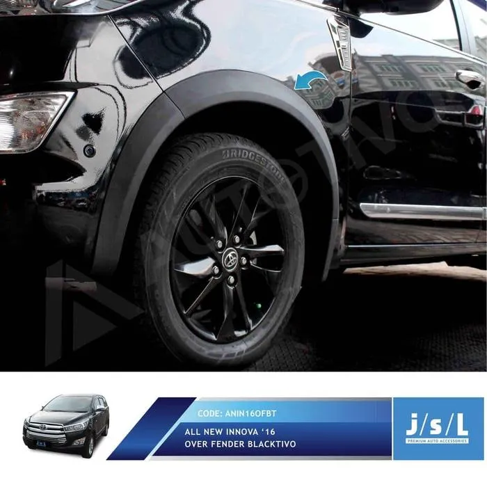 JSL Over Fender Samping Innova Reborn Model Activo Blacktivo | Lazada ...