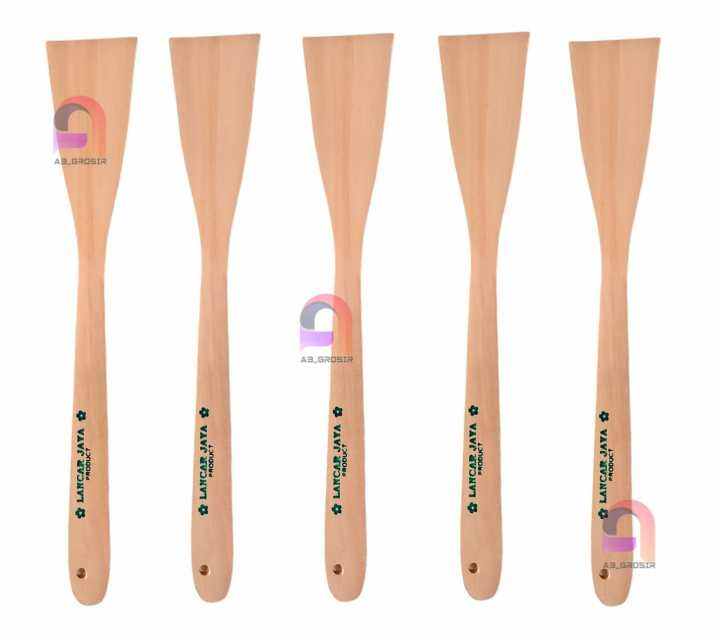 sodet / Sutil Kayu panjang irus kayu untuk masak sepatula sodet bulat ...