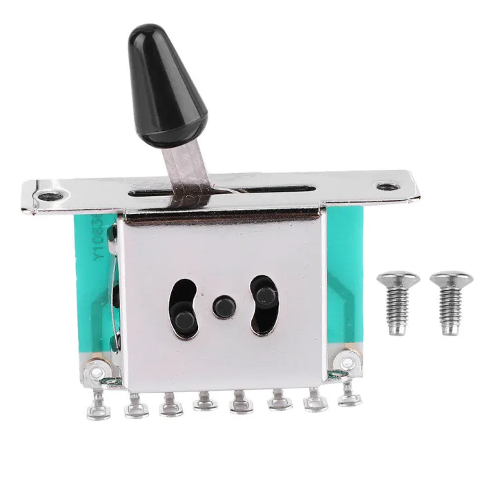 Electric Guitar Switch 5-Way Pot Switch Control Knob Pickup Selector ...