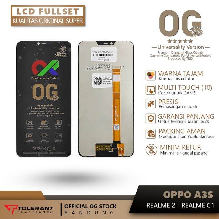 UNIVERSAL LCD LAYAR TAMPILAN OPPO A3S CPH1853 CPH1803 REALME 2 RMX1805 ...