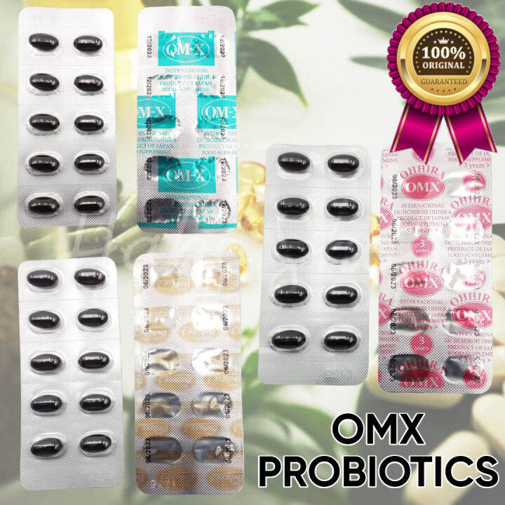 OMX Probiotic OHHIRAS OMX 5 years fermentation 5 Probiotic 1 blister Pack 10 Softgel Capsules ...