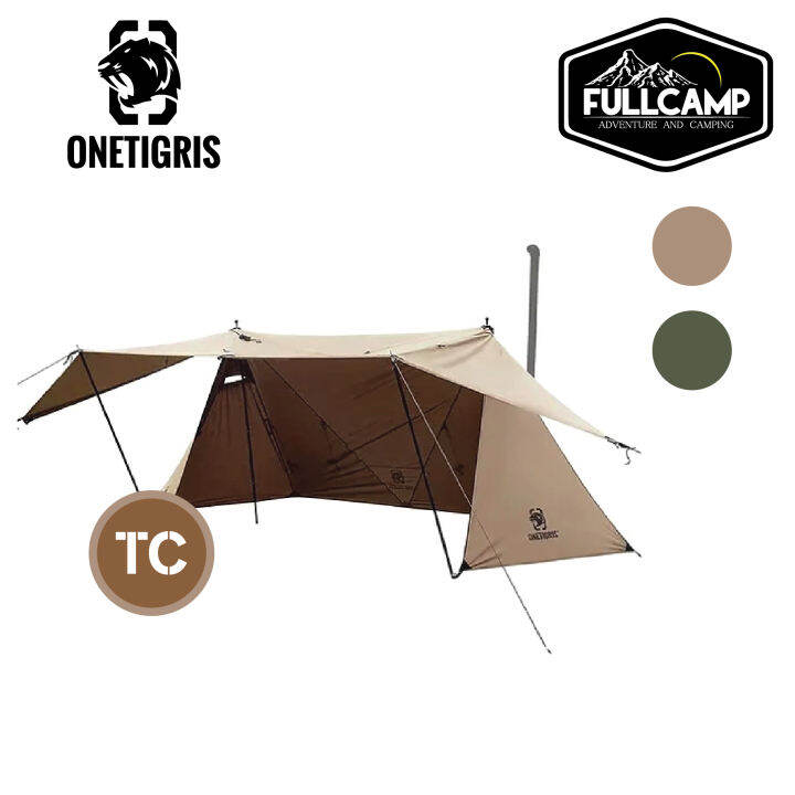 Onetigris T/C ROC SHIELD Bushcraft Tent เต็นท์กำบัง Shelter เต็นท์บุช ...