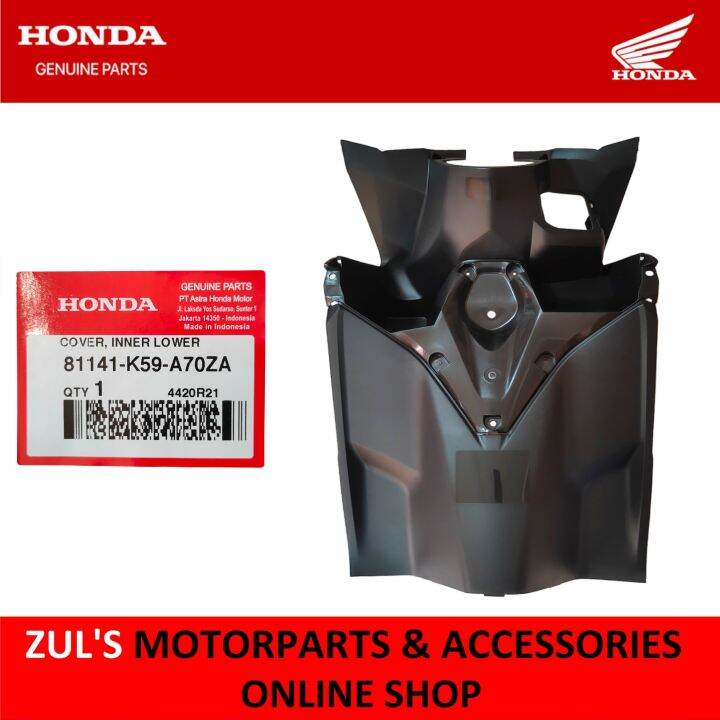 ORIGINAL HONDA CLICK 150i V2 GAME CHANGER | COVER, INNER LOWER (DIBDIB ...