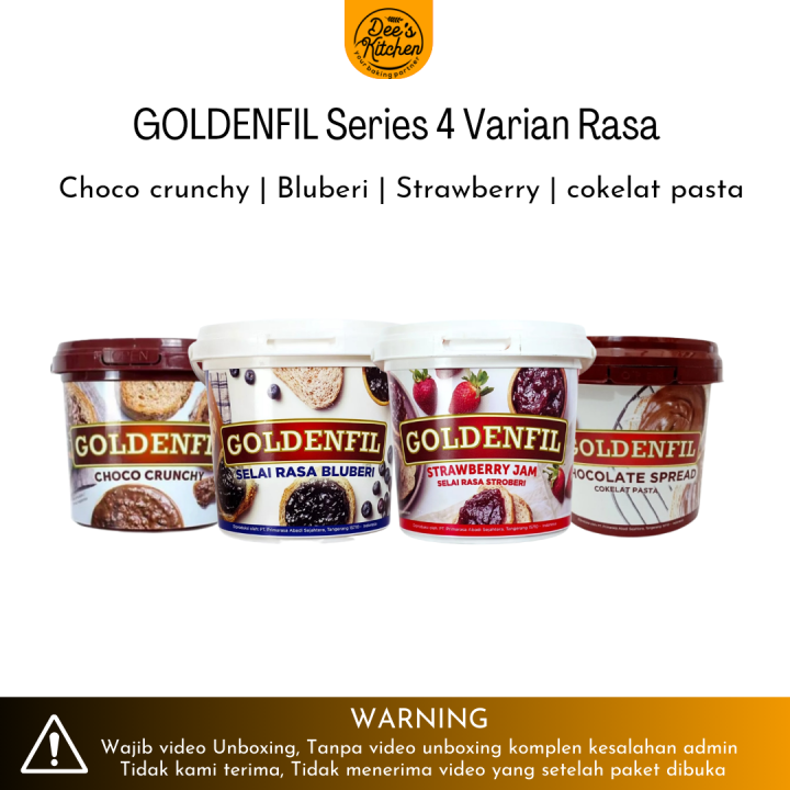 GOLDENFIL Choco Crunchy 1kg | Lazada Indonesia