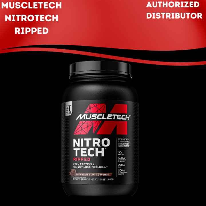 MuscleTech Nitro-Tech Ripped | Weight Loss Protein Powder for Men and ...