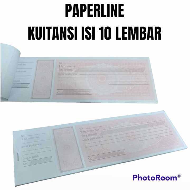 SHINOBI - KUITANSI PAPERLINE / BUKU KWITANSI PAPERLINE UKURAN SEDANG ...