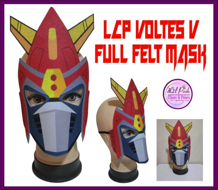 Lil Posh VOLTES V FULL FELT MASK Cosplay/Costume | Lazada PH