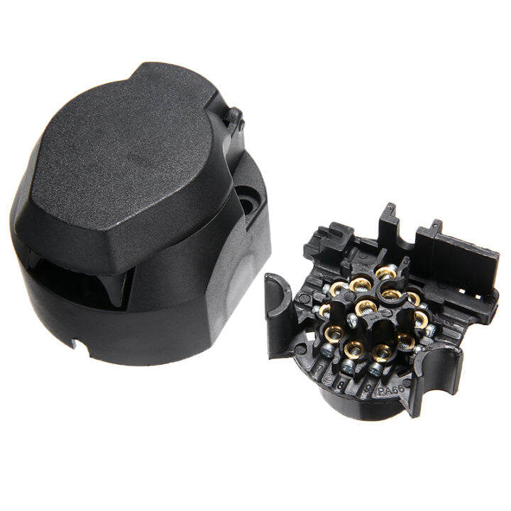 1PC Plastic 12V 13 Pin Socket Trailer Towbar Connector For Cars Vans ...