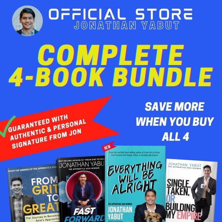 Complete 4-Book Bundle of Jonathan Yabut | Lazada PH