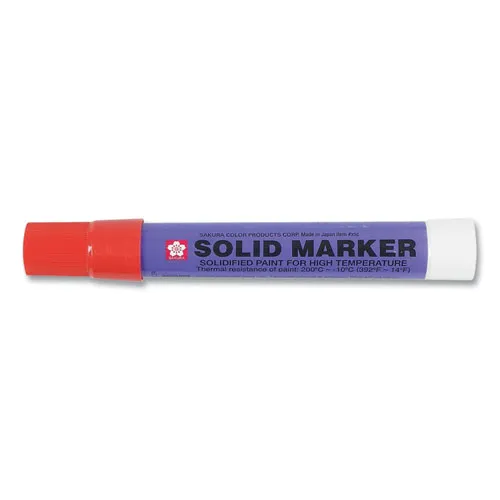 Sakura Solid Marker Red ( Industrial - For High Temperature ) | Lazada PH