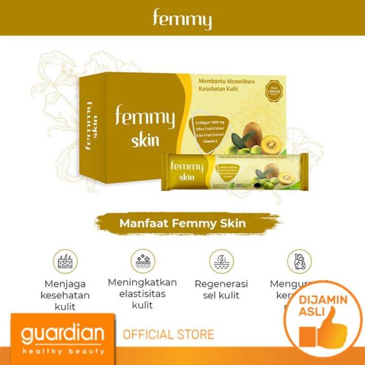 ORIGINAL Femmy Skin 12s Minuman Collagen Menjaga Kesehatan Kulit Dari ...