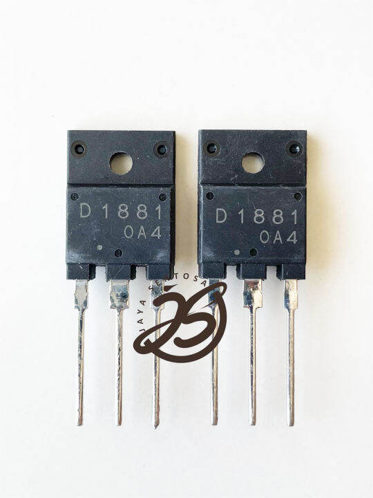 D1881 ASLI ORIGINAL (1 BUAH) TRANSISTOR HORISONTAL D 1881 ORI | Lazada ...