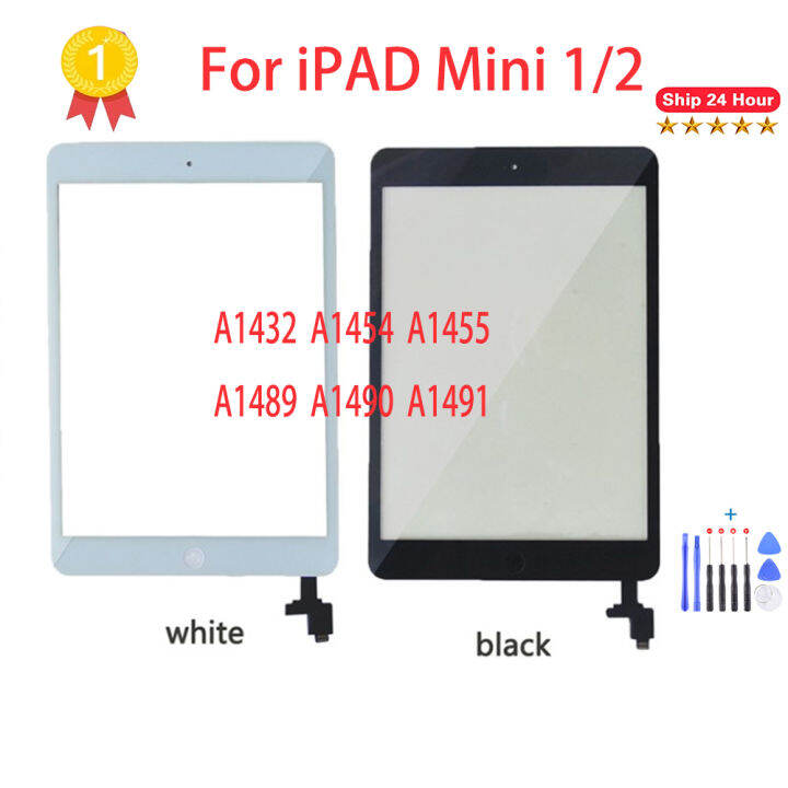 For iPad Mini 1 2 3 4 Screen Digitizer A1432 A1454 A1455 A1489 A1490 A1491 A1599 A1600 A1538 ...