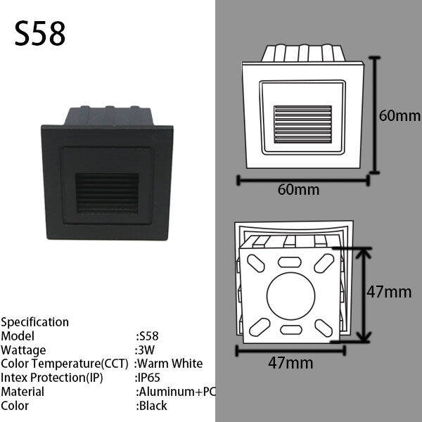 YETPLUS STEP Light LED 3W WARMWHITE / OUTDOOR SERIES STEP LIGHT LED 3W ...