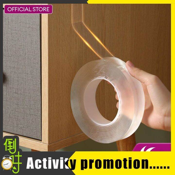 Celina 3 Meters Double Sided Adhesive Silicon Grip Gel Tape Nano Tape ...