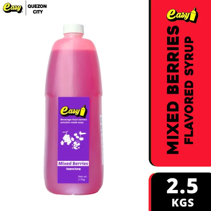 EASY BRAND - Mixed Berries Syrup 2.5kg | Lazada PH