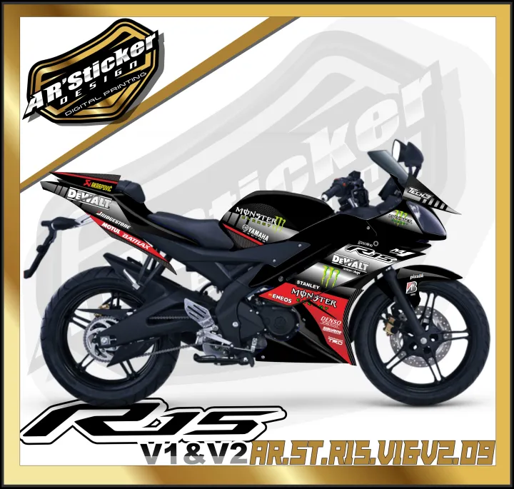 R15 STICKER STRIPING R15 V1 , V2 STIKER MOTOR YAMAHA R15 V1, V2 LIST ...