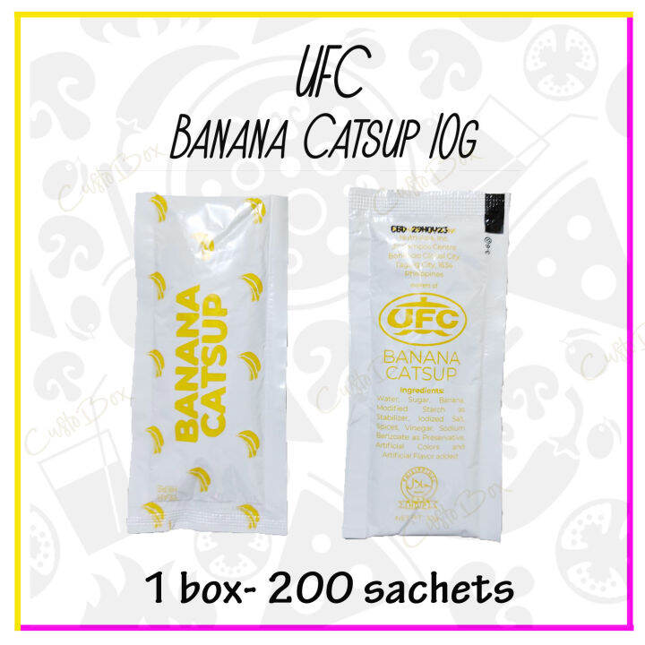 UFC Banana Catsup Sachet 1 Box 200pcs 10g per sachet | Lazada PH