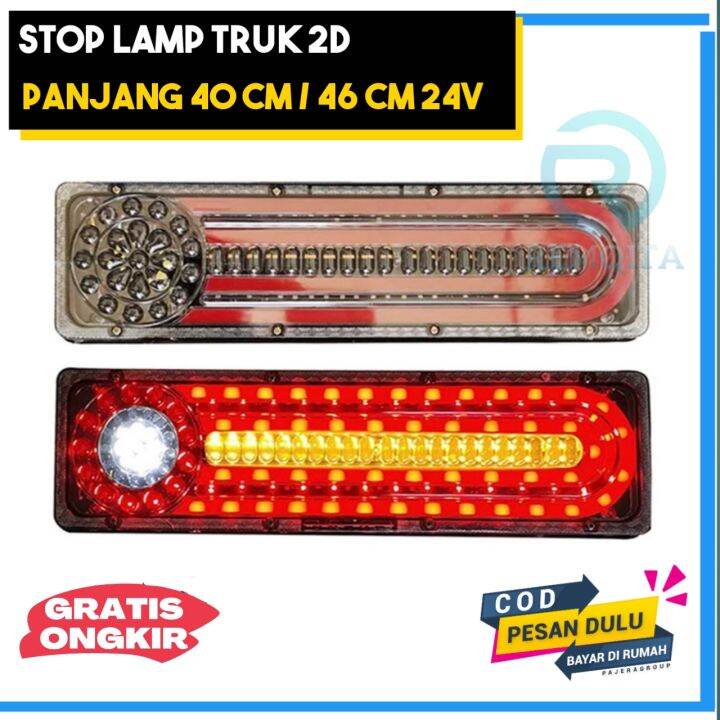 Stop Lamp Truk 24 Volt Lampu Rem Truk 24V dan 12V Variasi Model Volvo ...