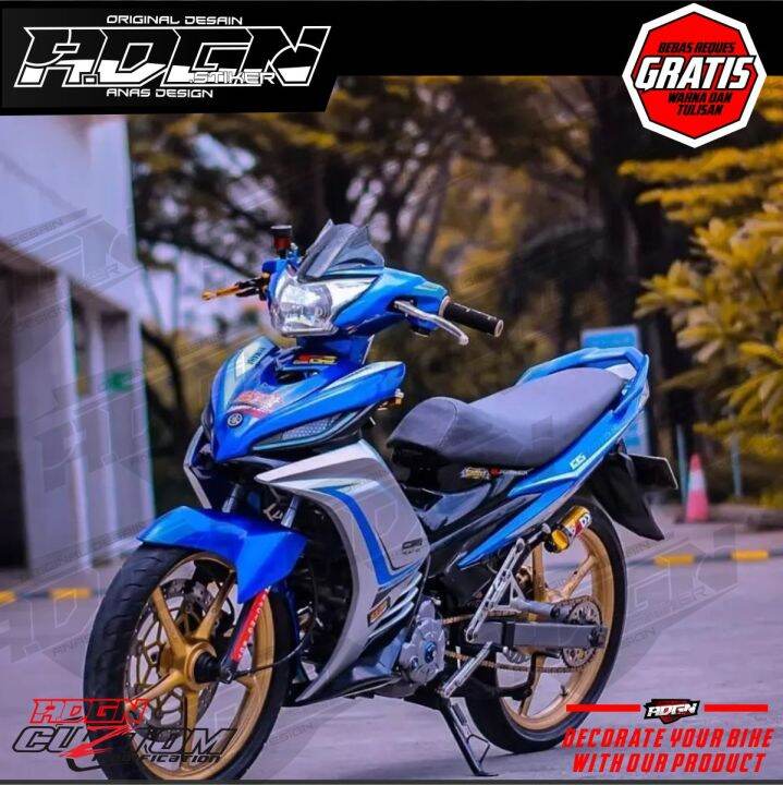 Striping Jupiter MX new 135 / lc135 transparan custom simpel minimalis ...
