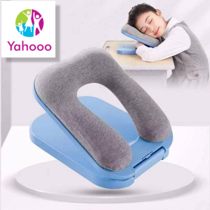 Office Desk Portable Nap Pillow for office Foldable School Desk Nap ...