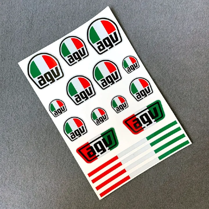 3M Whole SET AGV Sticker Set for HNJ helmet | Lazada PH