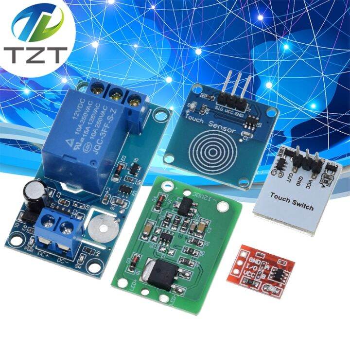 TTP223 12V 1 Channel Touch Relay Module Capacitive Touch Key Switch ...