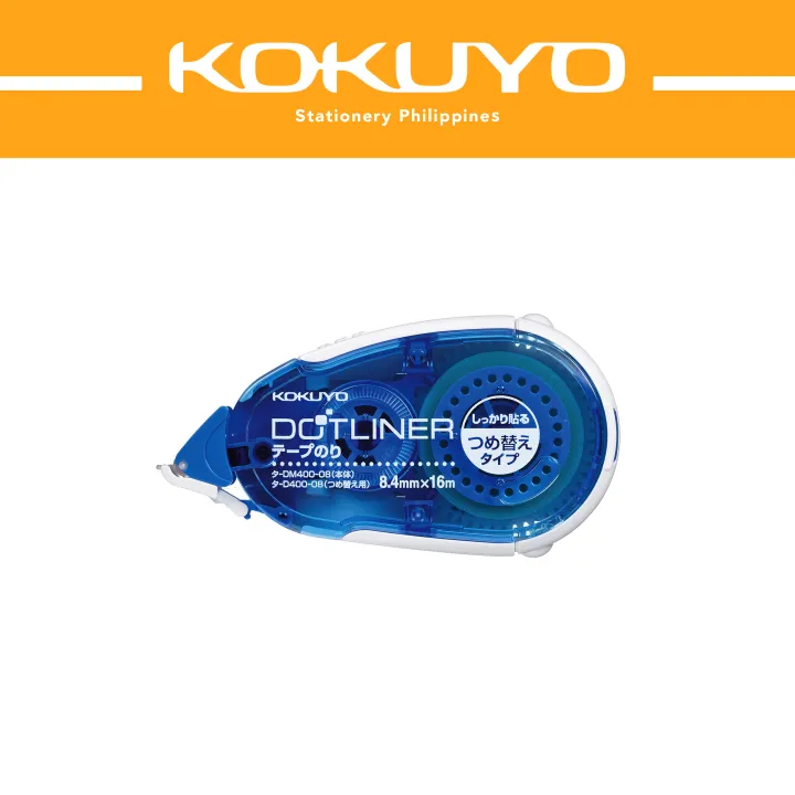 Kokuyo TA-DM400-08 Dot Liner Glue Tape Refillable 16M (Blue) | Lazada PH