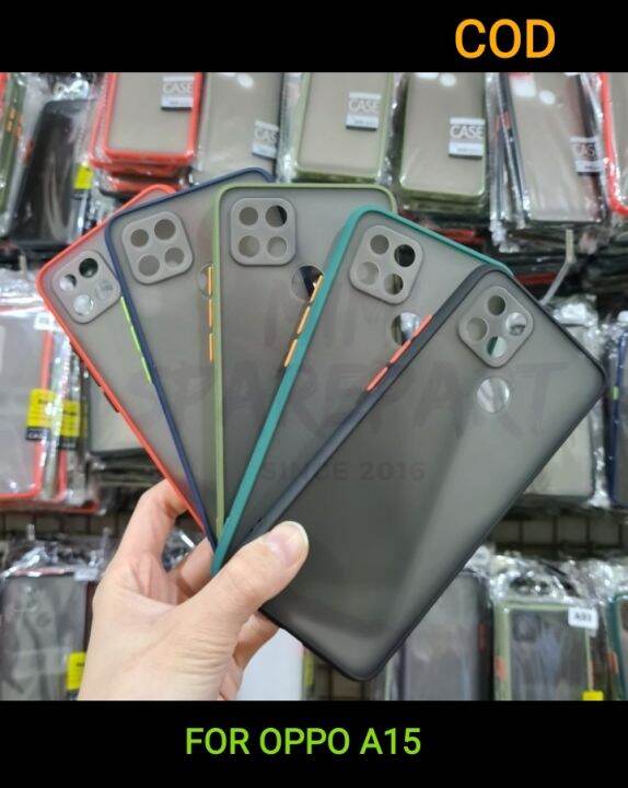 CASE CASING OPPO A15 SILIKON HP OPPO A15 AERO DOVE MATE TRASPARAN MY ...