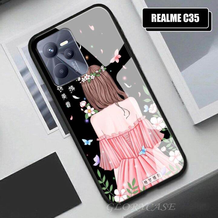 Softcase Kaca Realme C35 Terbaru 2022 Motif Princess Casing Realme C35 ...