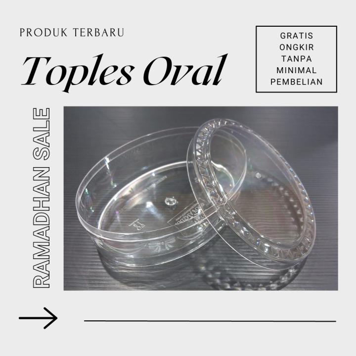 Toples Plastik mika bentuk oval | Lazada Indonesia
