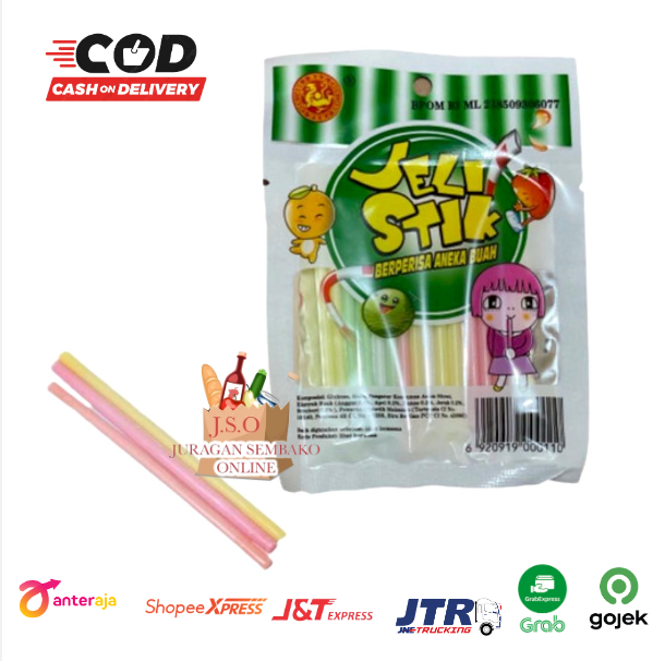 Permen Jeli Stik Mini Aneka Rasa Buah Jelly Stick Permen Rasa Buah ...