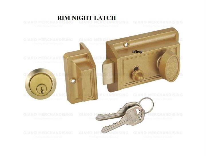 Night Latch / Gate Lock / Rim Lock (deadlock) Gold | Lazada PH