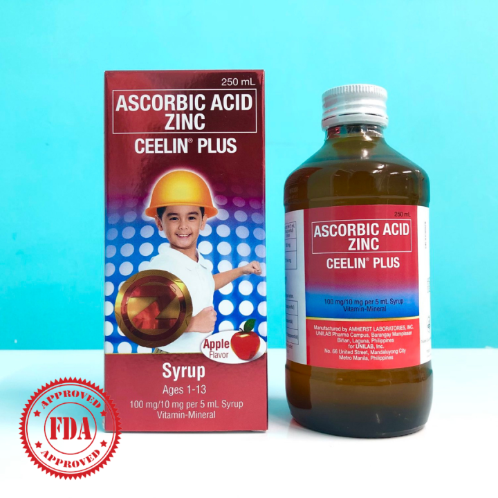 Ceelin Plus Multivitamins 250ml Syrup (Ascorbic Acid + Zinc) | Lazada PH