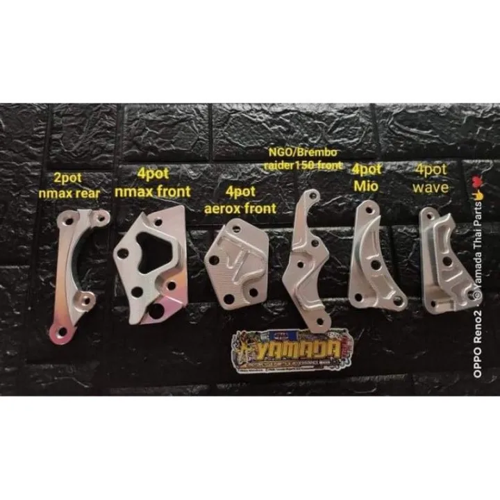 Nissin Brembo Bracket 2Pot 4Pot Mio, Raider, Aerox, Nmax, Wave | Lazada PH