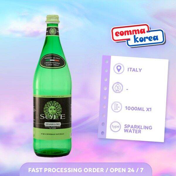 SOLE L'ITALIANA Sparkling Mineral Water 1000ml | Lazada Indonesia